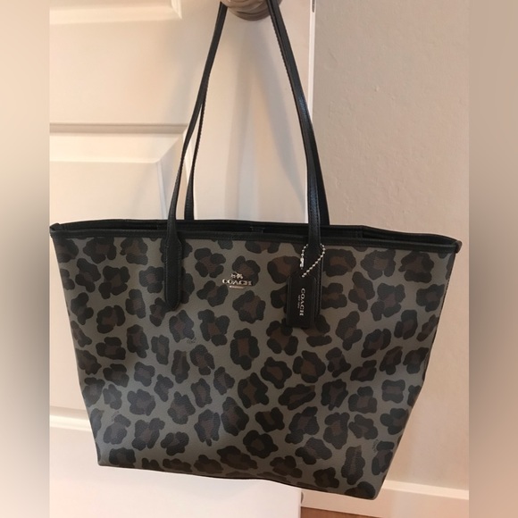 Coach | Bags | Coach Animal Print Large Tote Bag | Poshmark